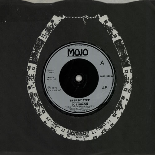 Joe Simon Step By Step UK 7" vinyl single (7 inch record / 45) (569695)