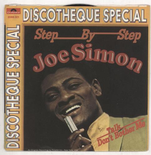 Joe Simon Step By Step German 7" vinyl single (7 inch record / 45) (734999)