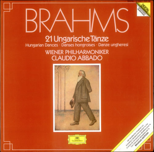 Johannes Brahms 21 Hungarian Dances UK vinyl LP album (LP record) (535479)