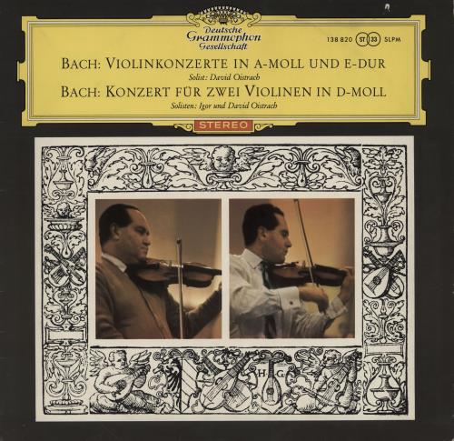 Johann Sebastian Bach Bach: Violin Concertos in A Minor & E Major ...