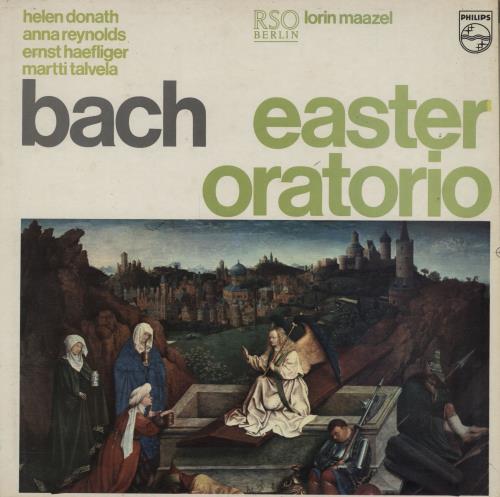 Johann Sebastian Bach Easter Oratorio BWV 249 UK vinyl LP album (LP ...