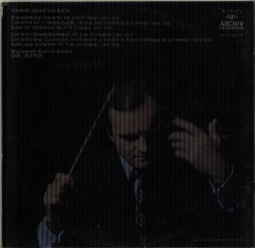 Johann Sebastian Bach J.S. Bach German vinyl LP album (LP record) (532153)