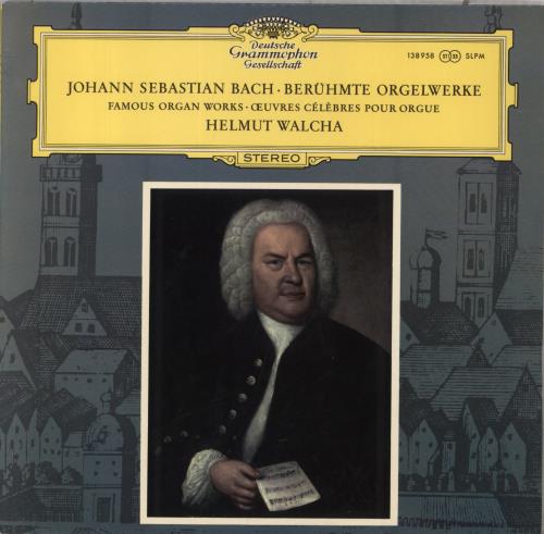 Johann Sebastian Bach Récital D'Orgue German vinyl LP album (LP record ...