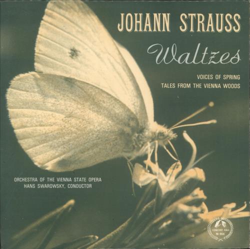 Johann Strauss II (1825-1899) Strauss Waltzes UK 7" vinyl single (7 ...
