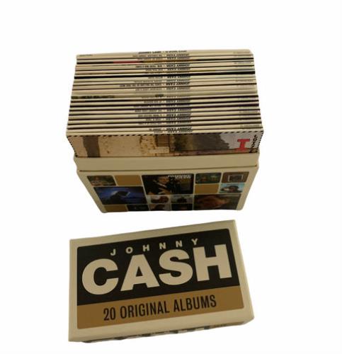 Johnny Cash 20 Original Albums UK CD Album Box Set (776057)