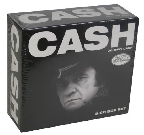 Johnny Cash Cash UK 5-CD album set (450725)
