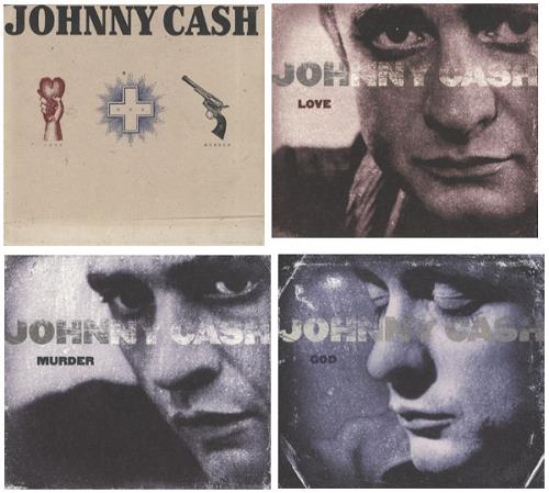 Johnny Cash Love God Murder US 3-CD album set (Triple CD) (434368)