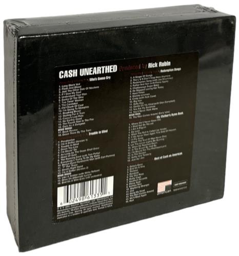 Johnny Cash Unearthed - Sealed US CD Album Box Set (833159)