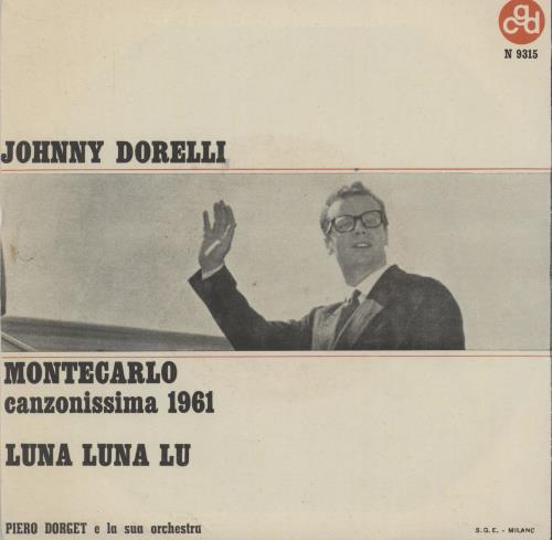 Johnny Dorelli Montecarlo Italian 7" vinyl single (7 inch record / 45 ...