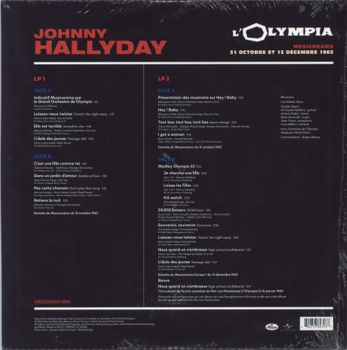 Johnny Hallyday L'Olympia 1962 French 2-LP vinyl record set (Double LP ...