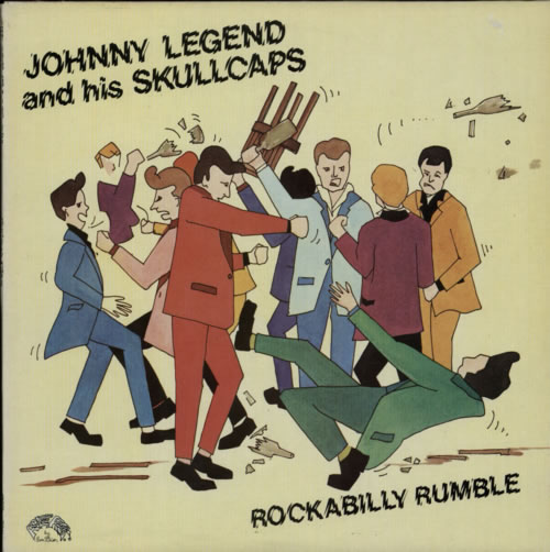 Johnny Legend Rockabilly Rumble UK vinyl LP album (LP record) (599560)