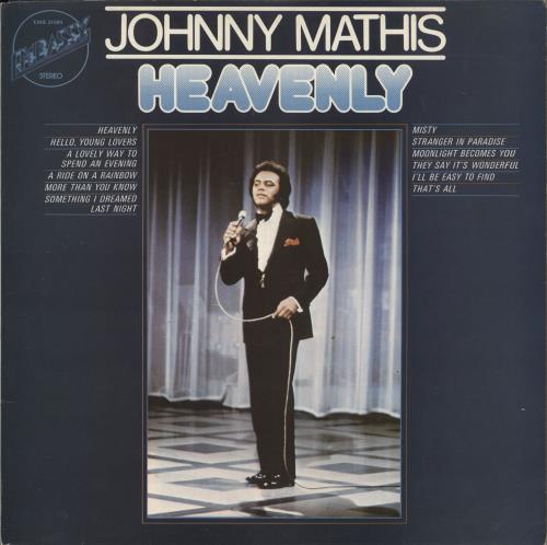 Johnny Mathis Heavenly UK vinyl LP album (LP record) (733334)
