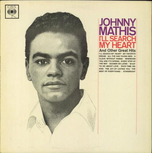 Johnny Mathis I'll Search My Heart UK vinyl LP album (LP record) (794827)