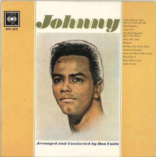 Johnny Mathis Johnny UK vinyl LP album (LP record) (696561)