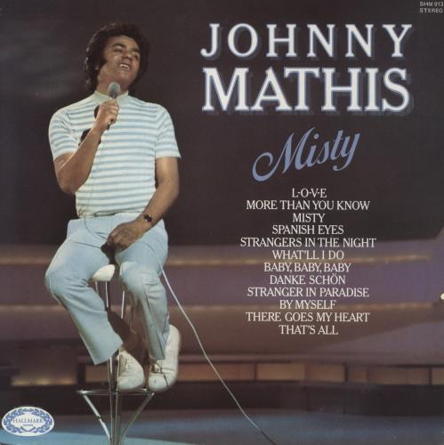 Johnny Mathis Misty UK vinyl LP album (LP record) (639786)