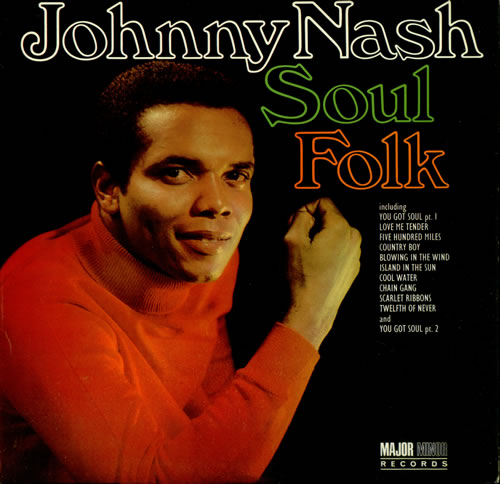 Johnny Nash Soul Folk UK vinyl LP album (LP record) (450411)
