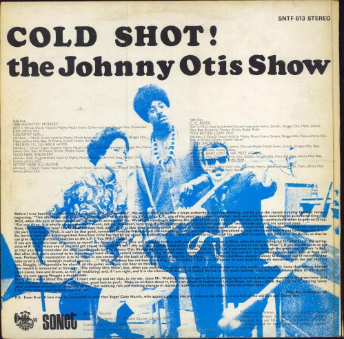 Johnny Otis Cold Shot! UK vinyl LP album (LP record) (781759)