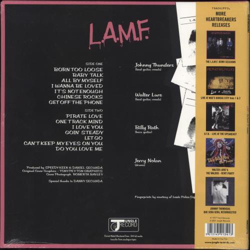 Johnny Thunders & The Heartbreakers L.A.M.F: The Found '77 Masters - Pink & White Vinyl - Sealed ...