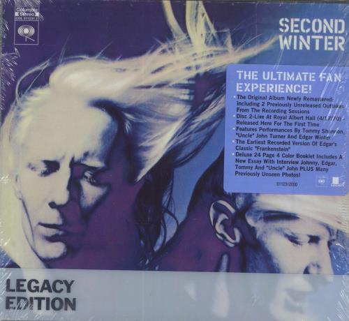 Johnny Winter Second Winter - Sealed UK 2 CD album set (Double CD) (828677)