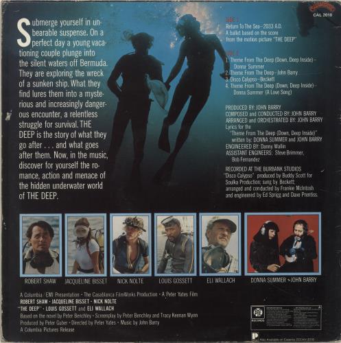 John Barry (Composer) The Deep UK vinyl LP album (LP record) (475890)