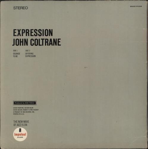 John Coltrane Expression US vinyl LP album (LP record) (807504)