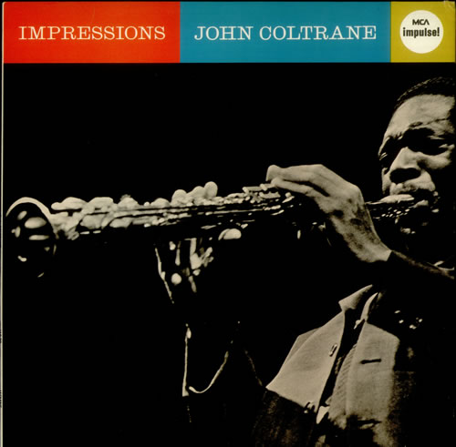 John Coltrane Impressions UK vinyl LP album (LP record) (541226)