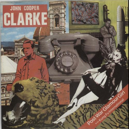 John Cooper Clarke Post-War Glamour Girl - P/S UK 7" vinyl single (7 ...