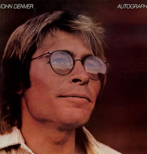 John Denver Autograph UK vinyl LP album (LP record) (297413)