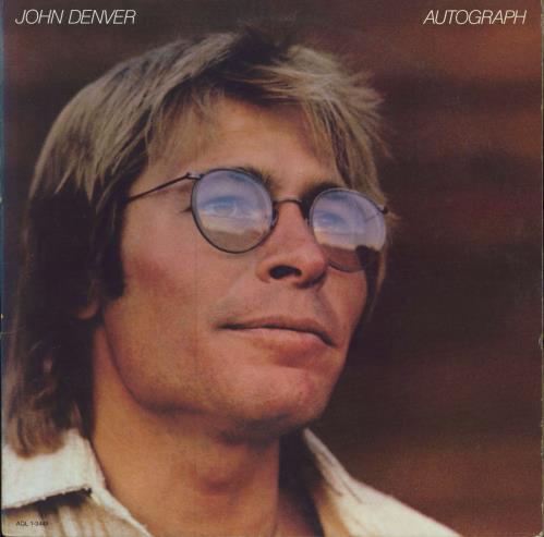 John Denver Autograph US vinyl LP album (LP record) (786424)