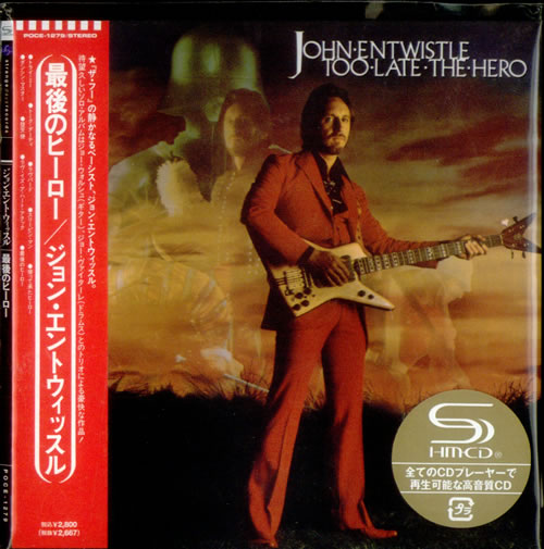 John Entwistle SHM-CD Paper Sleeve Collection Japanese SHM CD (538392)