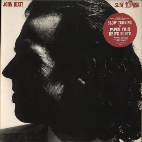 John Hiatt Slow Turning - Gold Stamped US vinyl LP album (LP record ...