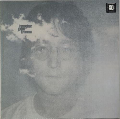 John Lennon Imagine + Poster & Inner Australian vinyl LP album (LP ...