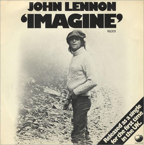 John Lennon Imagine - P/S UK 7" vinyl single (7 inch record / 45) (267056)