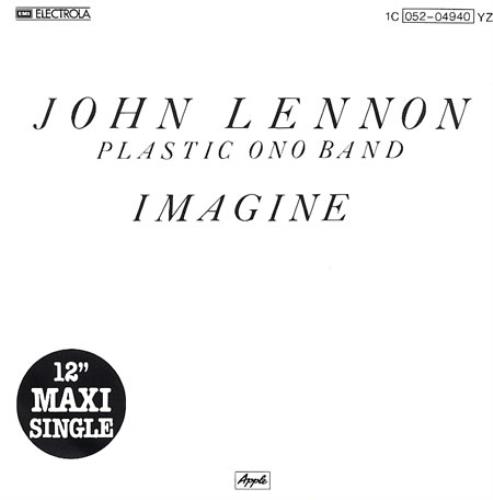 John Lennon Imagine - Title Sleeve German 12" vinyl single (12 inch ...