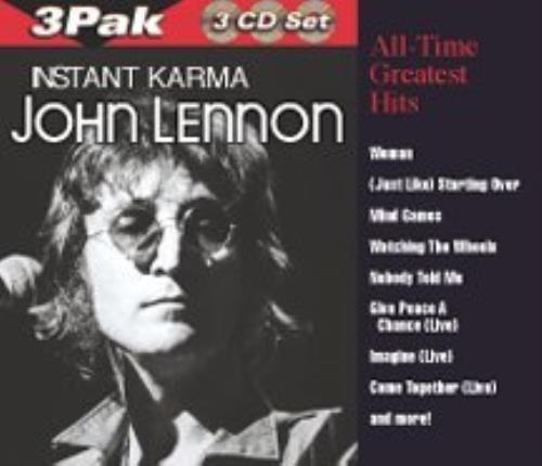 John Lennon Instant Karma: All-Time Greatest Hits US 3-CD album set ...