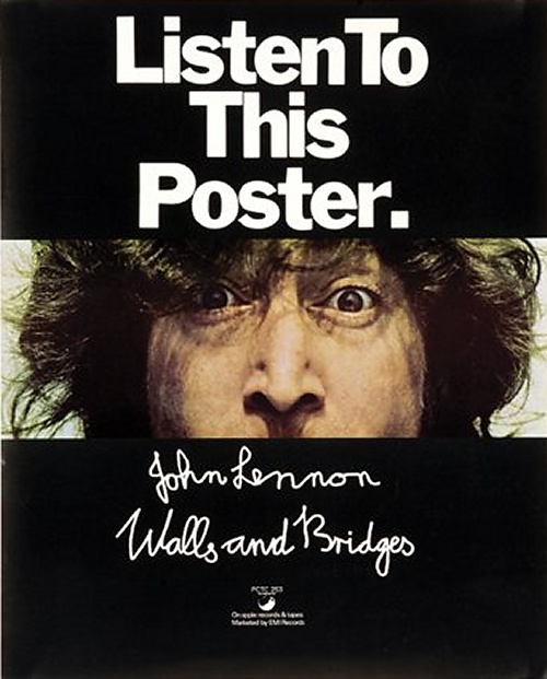 John Lennon Listen To This Poster UK Promo poster (612946)
