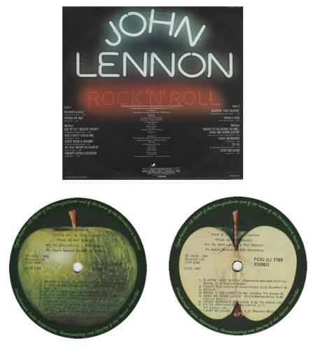 John Lennon Rock 'N' Roll South African vinyl LP album (LP record) (429972)