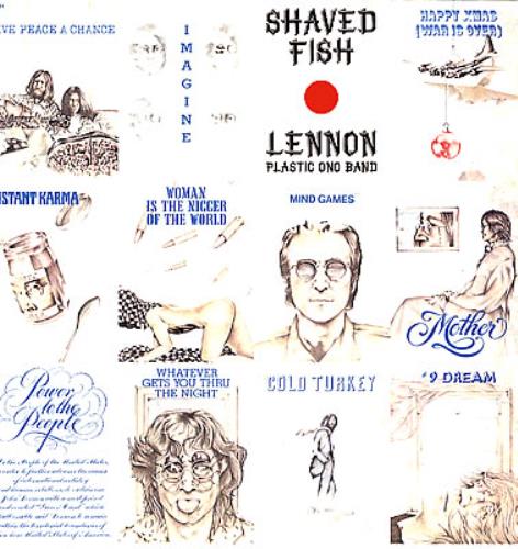 John Lennon Shaved Fish US vinyl LP album (LP record) (350522)
