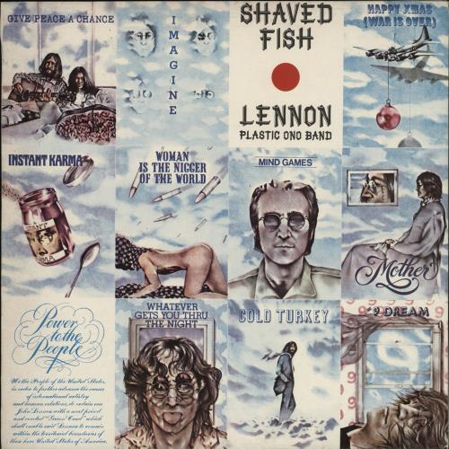 John Lennon Shaved Fish Yugoslavian vinyl LP album (LP record) (765479)