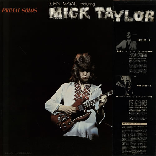 John Mayall Primal Solos Japanese vinyl LP album (LP record) (241690)