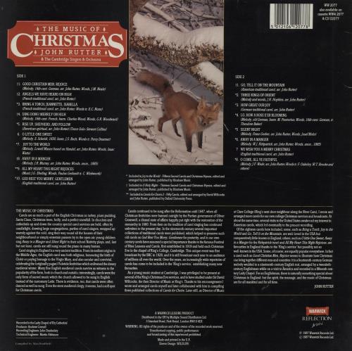 John Rutter The Music Of Christmas UK vinyl LP album (LP record) (760276)
