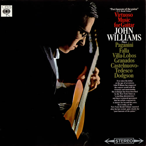 John Williams (Guitarist) Virtuoso Music For Guitar UK vinyl LP album ...