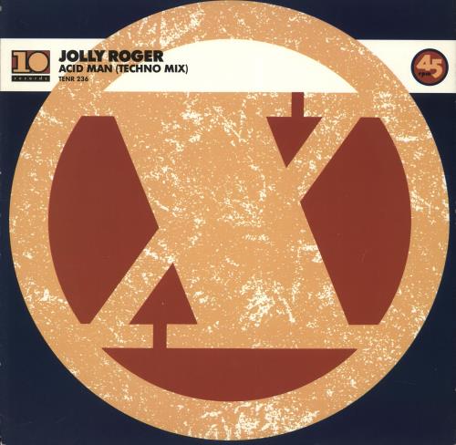 Jolly Roger Acid Man (Techno Mix) UK 12" vinyl single (12 inch record ...