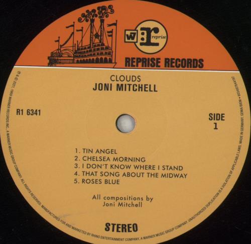 Joni Mitchell Clouds German vinyl LP album (LP record) (853838)