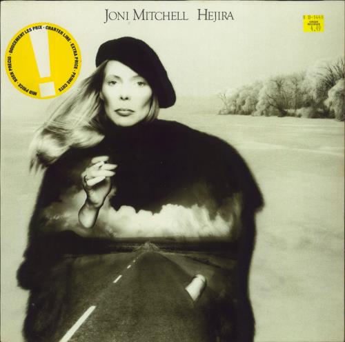 Joni Mitchell Hejira German vinyl LP album (LP record) (762395)