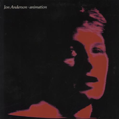 Jon Anderson Animation Japanese vinyl LP album (LP record) (845706)