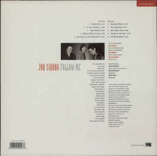 Jon Strong Follow Me UK vinyl LP album (LP record) (598667)
