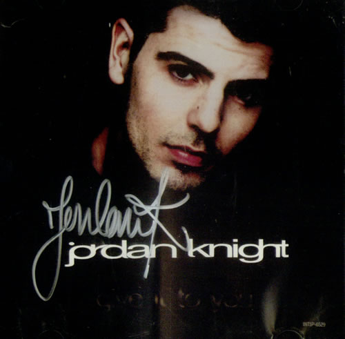 Jordan Knight Give It To You - Autographed US Promo CD single (CD5 / 5 ...