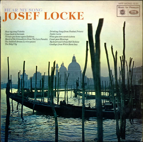 Josef Locke Hear My Song UK vinyl LP album (LP record) (523738)