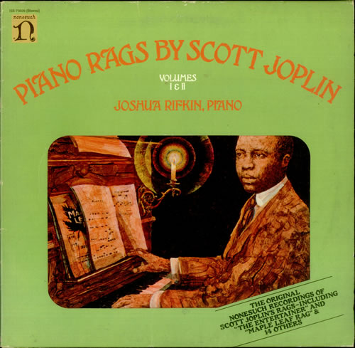 Joshua Rifkin Piano Rags By Scott Joplin UK 2-LP vinyl record set (Double LP Album) (448141)